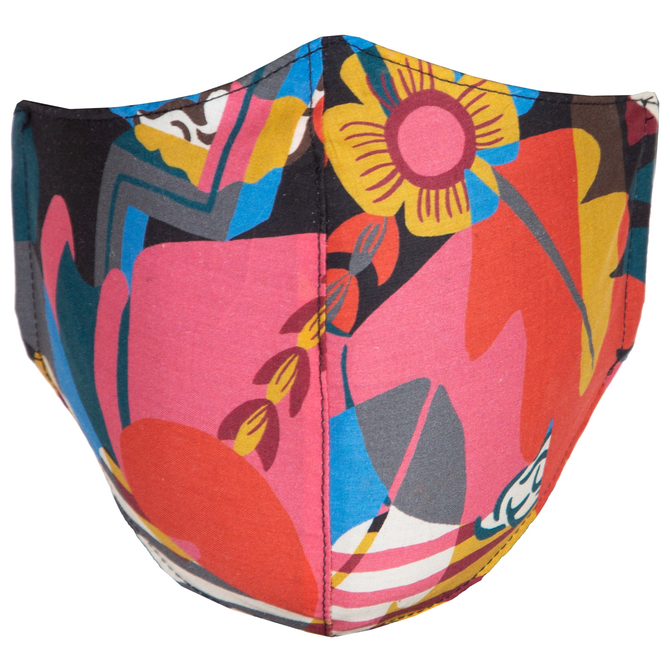 Adjustable Limited Edition Abstract Mosaic Face Mask - Accessories-Face ...