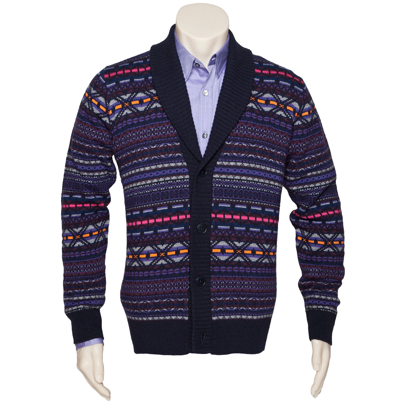 Fairisle Shawl Collar Cardigan - PS by PAUL SMITH 2013AW : On Sale ...
