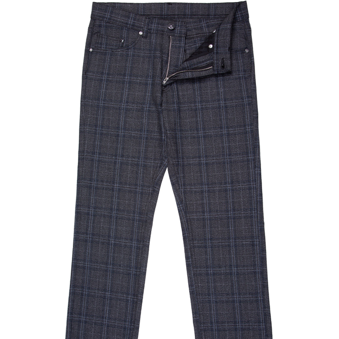 Luxury Check Stretch Dress Jeans - Trousers-Casual : Fifth Avenue ...