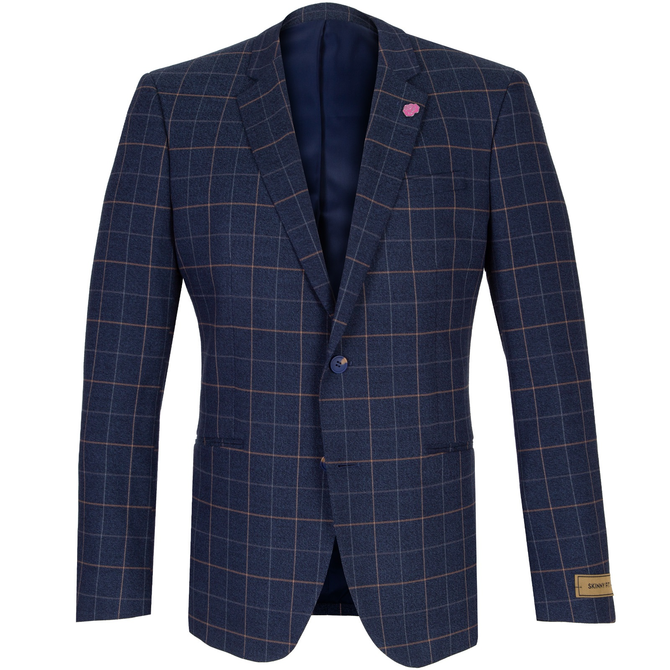 Jack Bold Check Stretch Knit Blazer - Jackets-Dress Jackets : Fifth ...