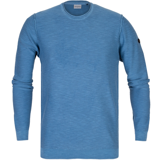 Garment Dyed & Stone Washed Cotton Pullover - DESIGNERS-No Excess : Fifth Avenue Menswear - NO ...