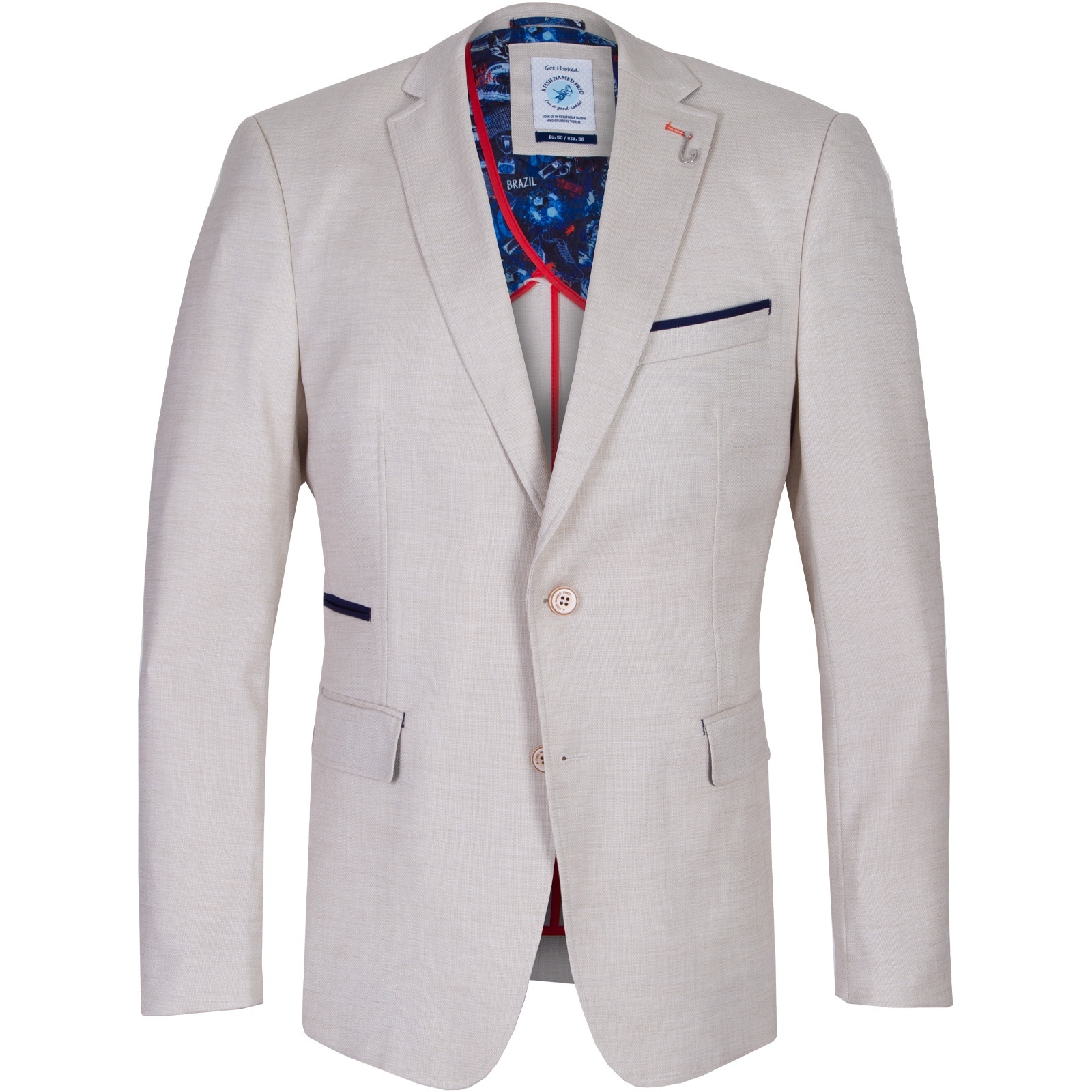 Natural Linen Look Blazer - Jackets-Dress Jackets : Fifth Avenue ...