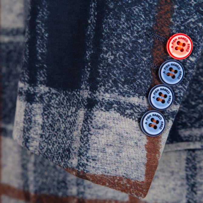 Bold Check Stretch Knit Blazer - Jackets-Dress Jackets : Fifth Avenue ...