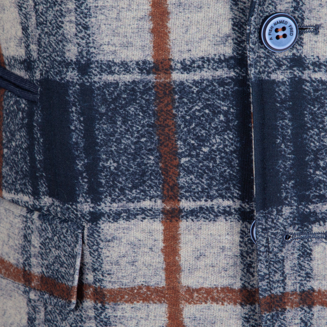 Bold Check Stretch Knit Blazer - Jackets-Dress Jackets : Fifth Avenue ...