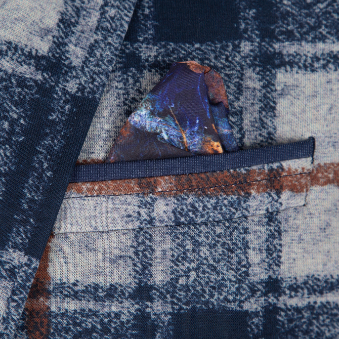 Bold Check Stretch Knit Blazer - Jackets-Dress Jackets : Fifth Avenue ...